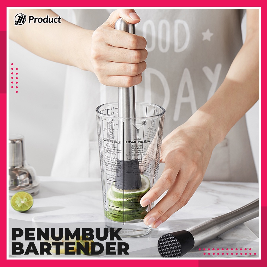 Jual Alat Penumbuk Buah Minuman Manual Tangan Penghancur Es Batu Jus ...