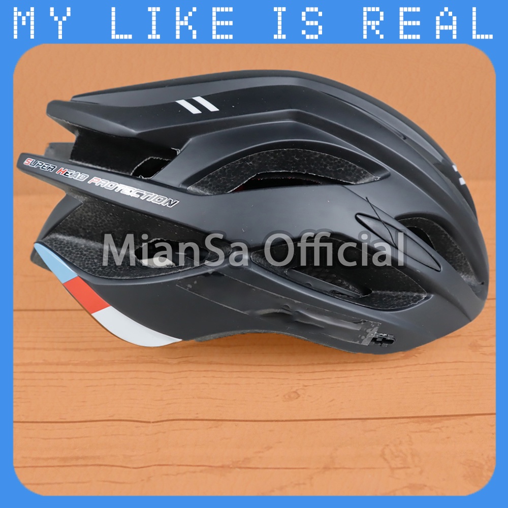 Jual MIANSA Helm Sepeda Fixie Gravel Ultralight PVC EPS Foam | Shopee ...