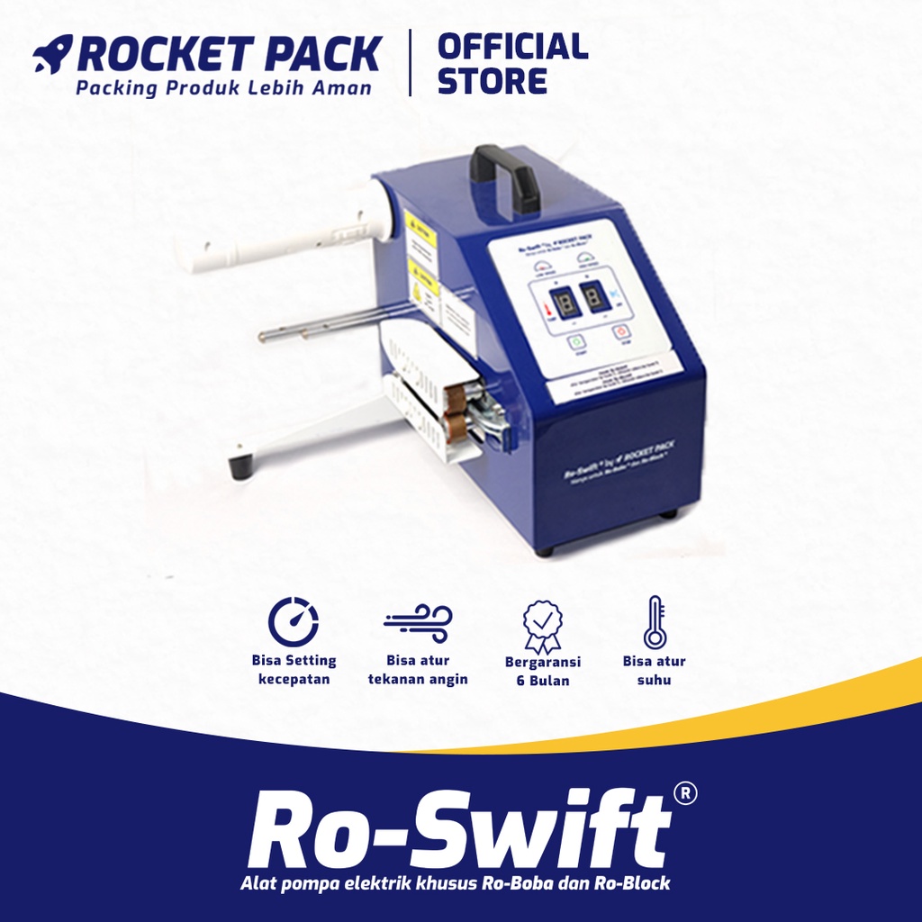 Jual Rocket Pack Ro-Swift Mesin Pompa Khusus Ro-Boba / Ro-Block 200W ...