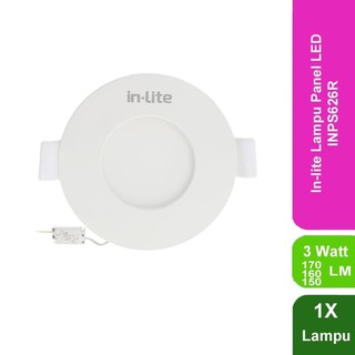 Jual IN LITE LED Panel 3W 3 WATT BULAT Inbow Ditanam - INPS628R INPS ...