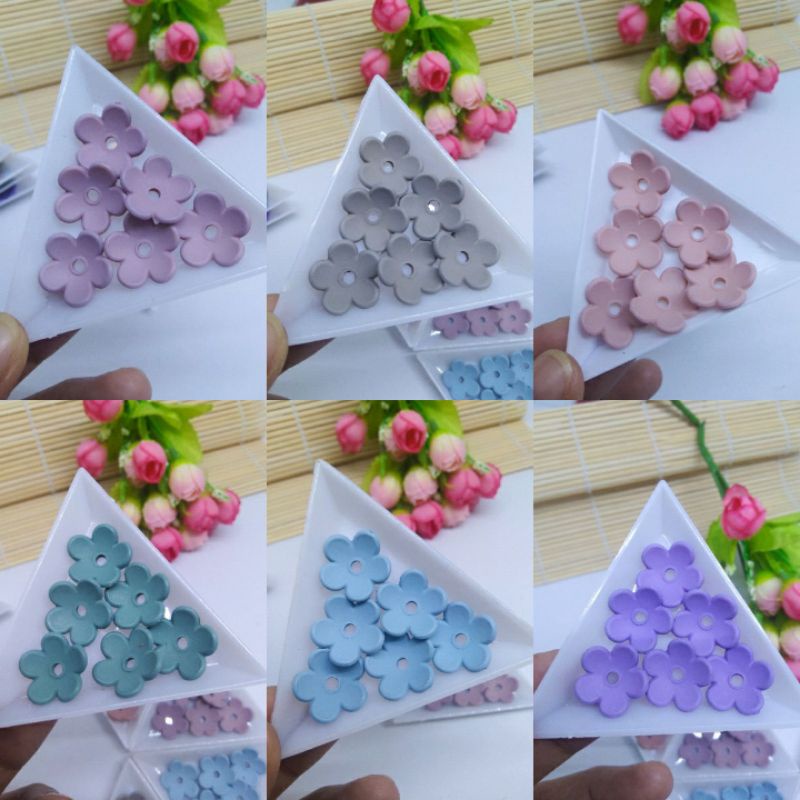 Jual Mote Kelopak Bunga DAISY DOVE // Manik mote Kelopak Bunga Sakura ...