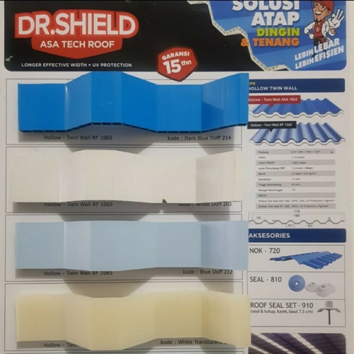Jual Atap Upvc Dr. Shield Twin wall Translucent | Shopee Indonesia