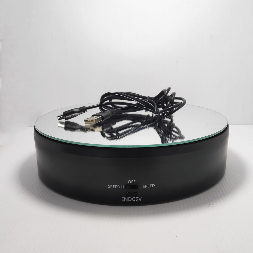 Jual turntable rotator cermin display foto produk video 16cm - 360 ...