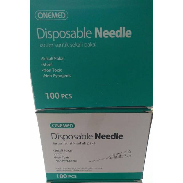Jual Needle No. 24G x 1"Onemed jarum suntik | Shopee Indonesia