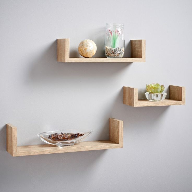 Jual COD 1 Set Rak Ambalan Dinding Floating U shelves aesthetic minimalis | Shopee Indonesia