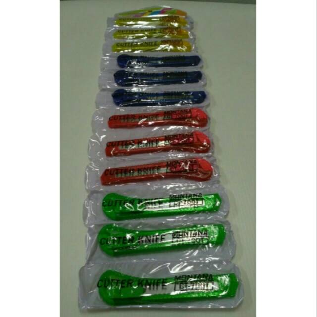 Jual Cutter Besar Murah isi 12 pc / Renceng | Shopee Indonesia
