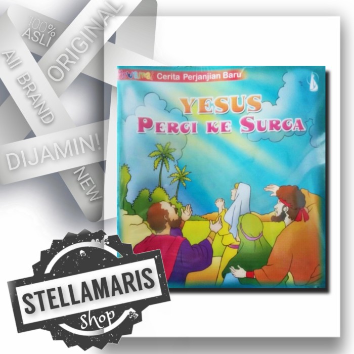 Jual YESUS PERGI KE SURGA - Buku Mewarnai Anak Cerita Perjanjian Baru ...
