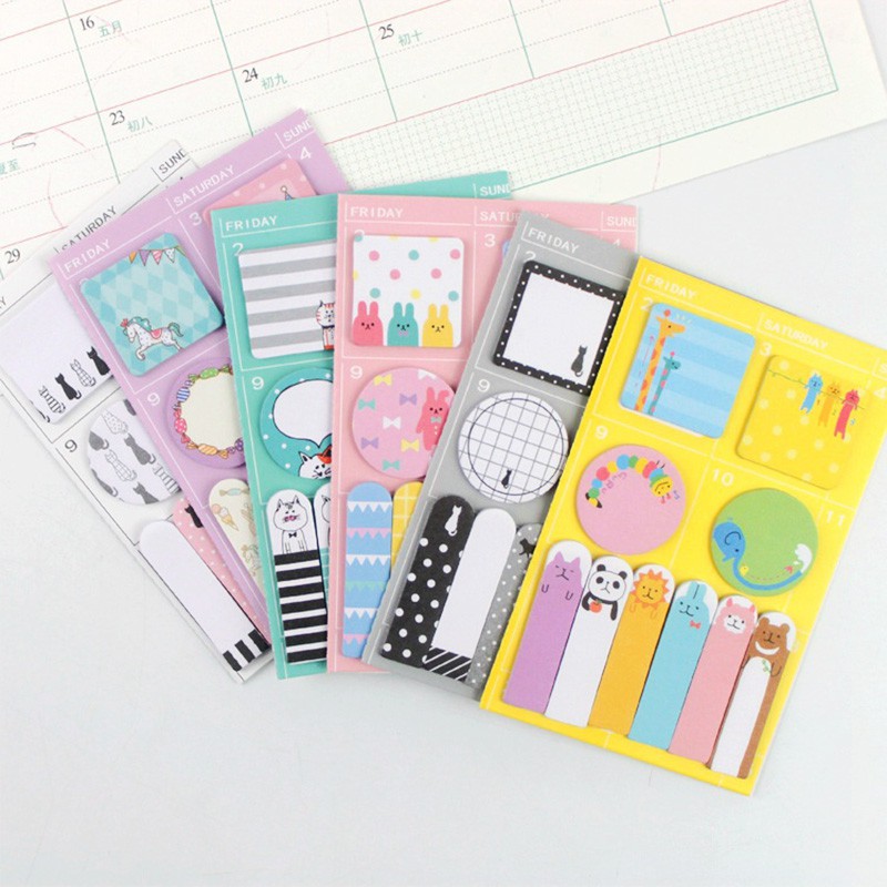 Jual Minette Point Marker Post-its / Penanda Dokumen Ilustrasi Kartun ...