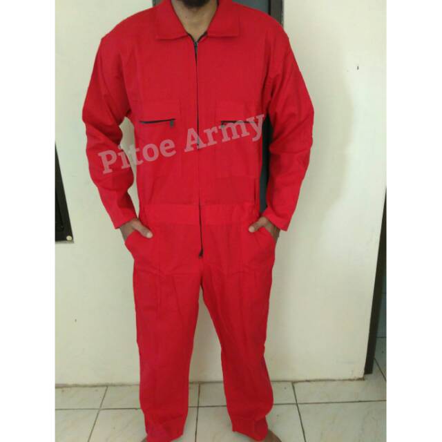 Jual Wearpack Merah - Katelpak - Overall - Seragam Safety - Seragam ...