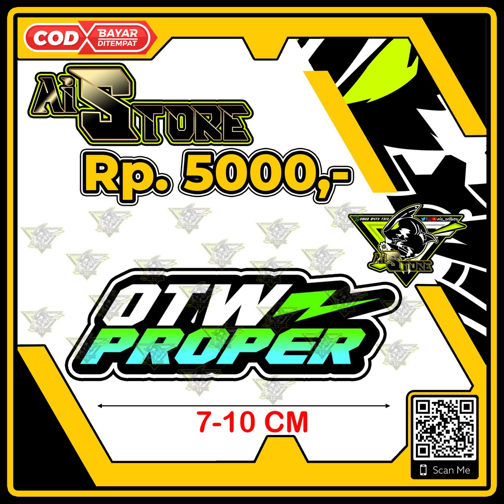 Jual Stiker OTW Proper | Shopee Indonesia