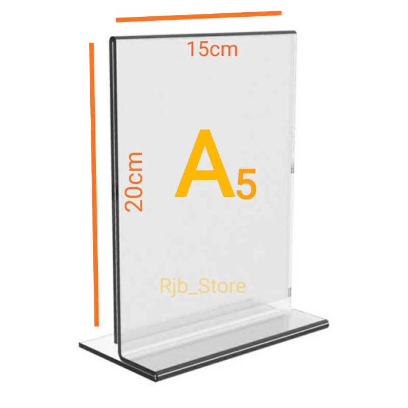 Jual Akrilik Brosur/Standing Brosur Acrylic/Display Acrylic | Shopee ...