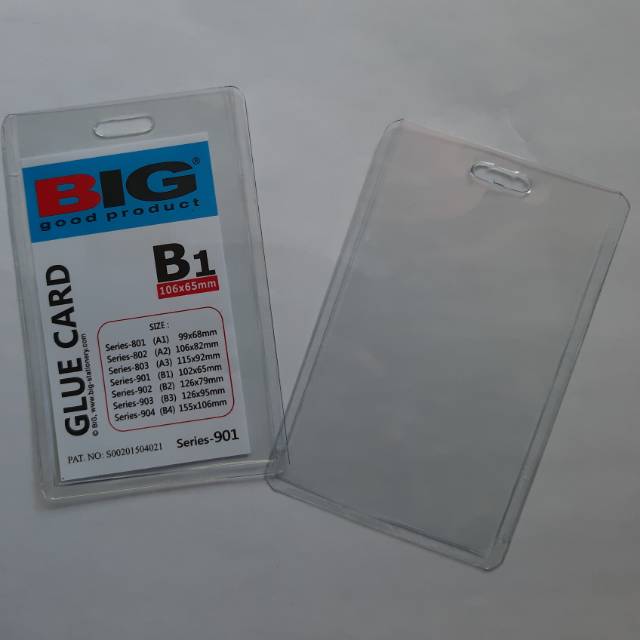 Jual ID CARD / name tag plastik B1 holder case | Shopee Indonesia
