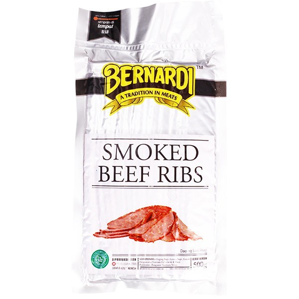 Jual BERNARDI SMOKED BEEF RIBS/IGA SAPI 500G | Shopee Indonesia