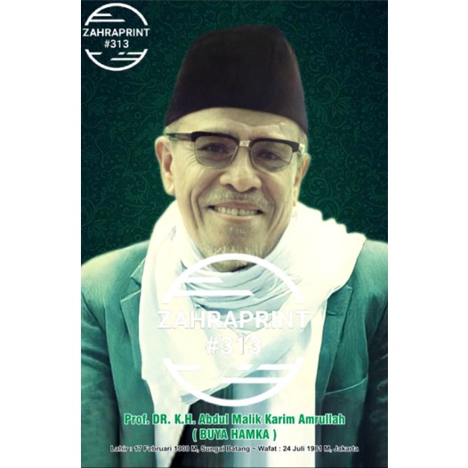 Jual Poster Ajengan Foto KH Abdul Malik Karim Amrullah | BUYA HAMKA ...