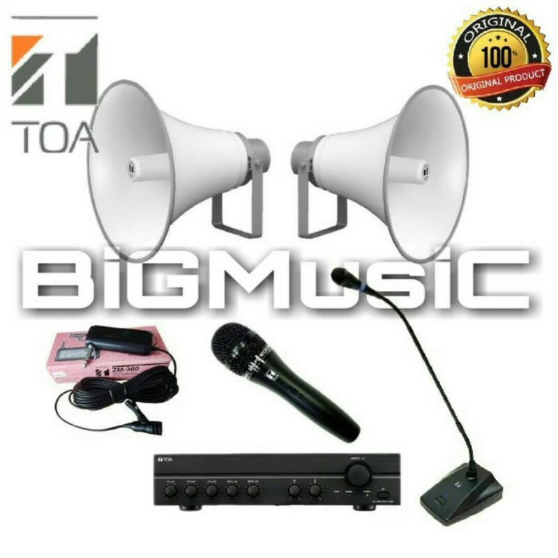 Jual Paket Sound System Masjid TOA Horn ZH 5025 BM Original | Shopee Indonesia