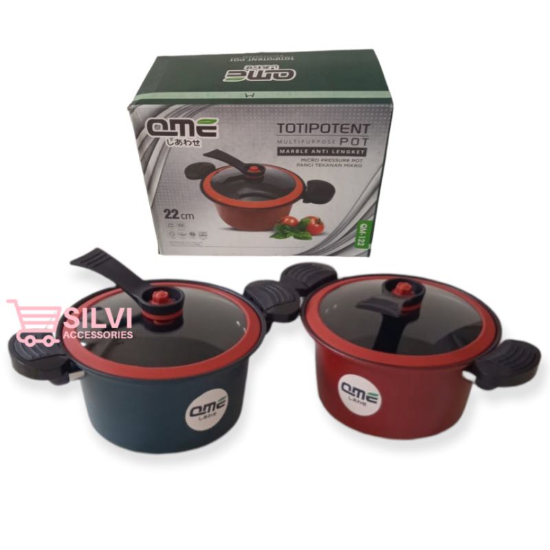 Jual Panci Presto Subron 3.5 liter QM -122 Teflon Pressure Cooker Totipotent Micro Pressure ...