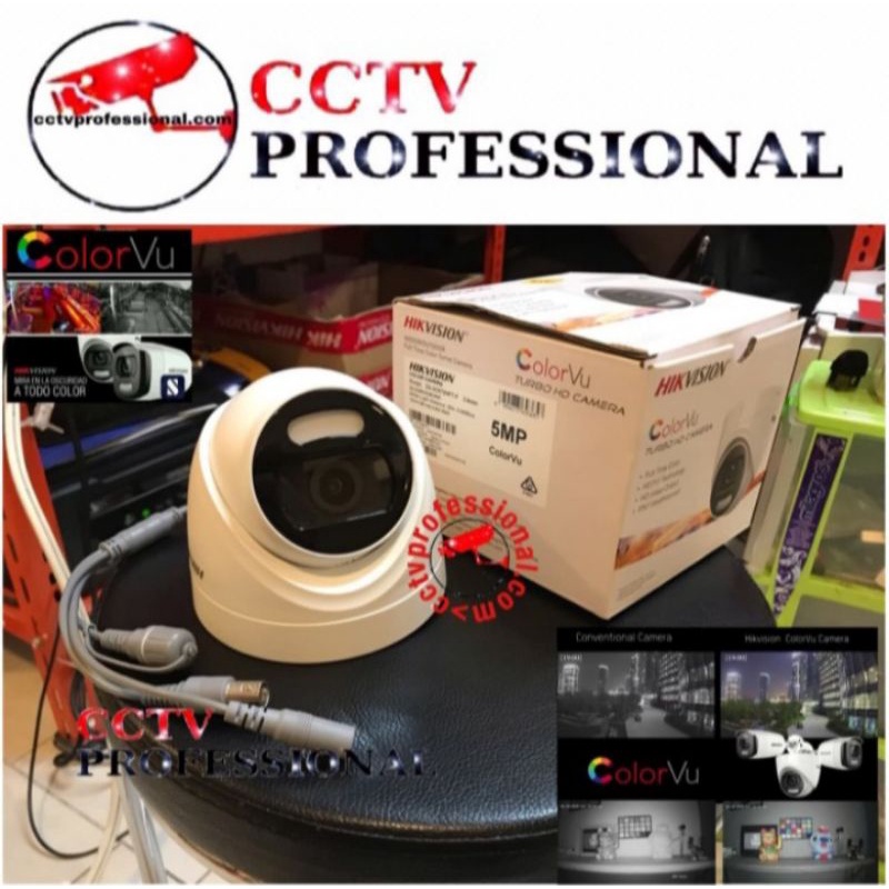 Jual CCTV COLORVU HIKVISION DS-2CE72HFT-F 5MP TETAP BERWARNA DI MALAM ...