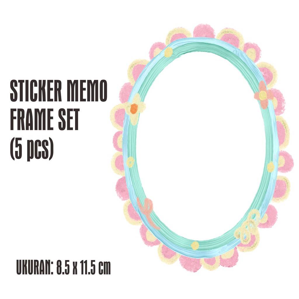 Jual sticker memo frame set (5 pcs) | Shopee Indonesia