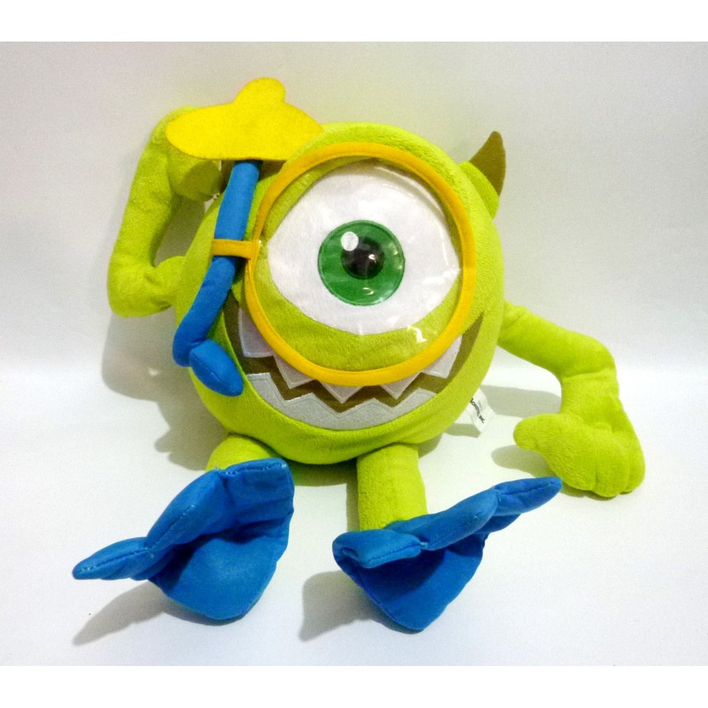 Jual Boneka Mike Wazowski Original Disney Monster Inc Diving Mike Big ...