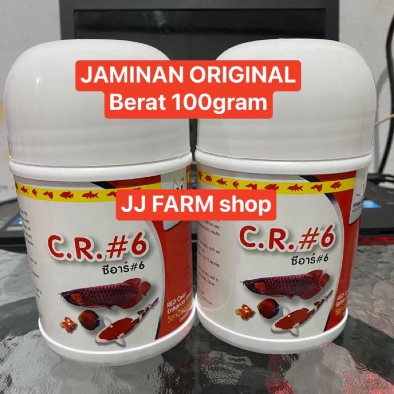 Jual CR6 CR#6 CR 6 arwana arowarna vitamin arwana super red original produk vitamin pewarna ...