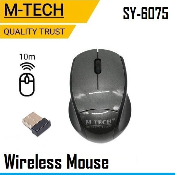 Jual M-Tech Original Mouse Wireless 6075 | Shopee Indonesia