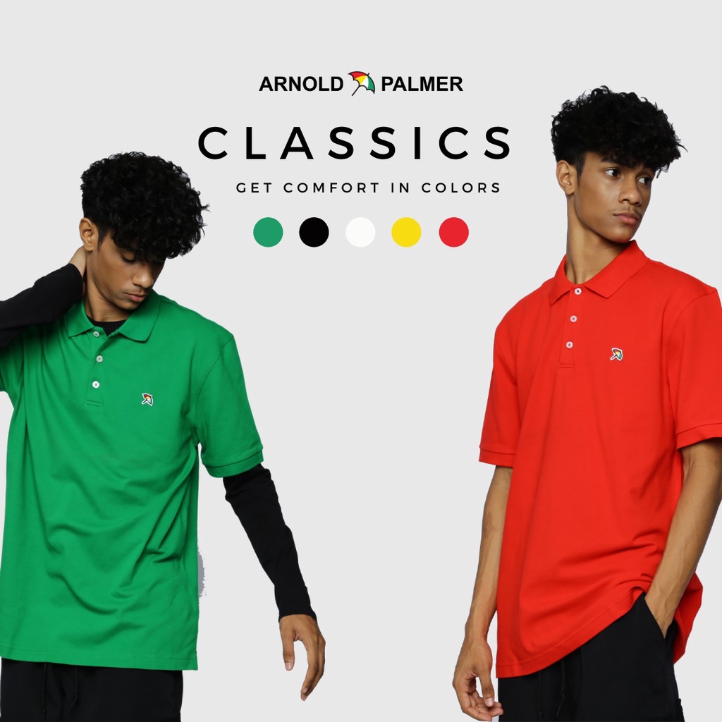 Jual ARNOLD PALMER Polo Shirt Pria (5 Pilihan Warna) | Shopee Indonesia