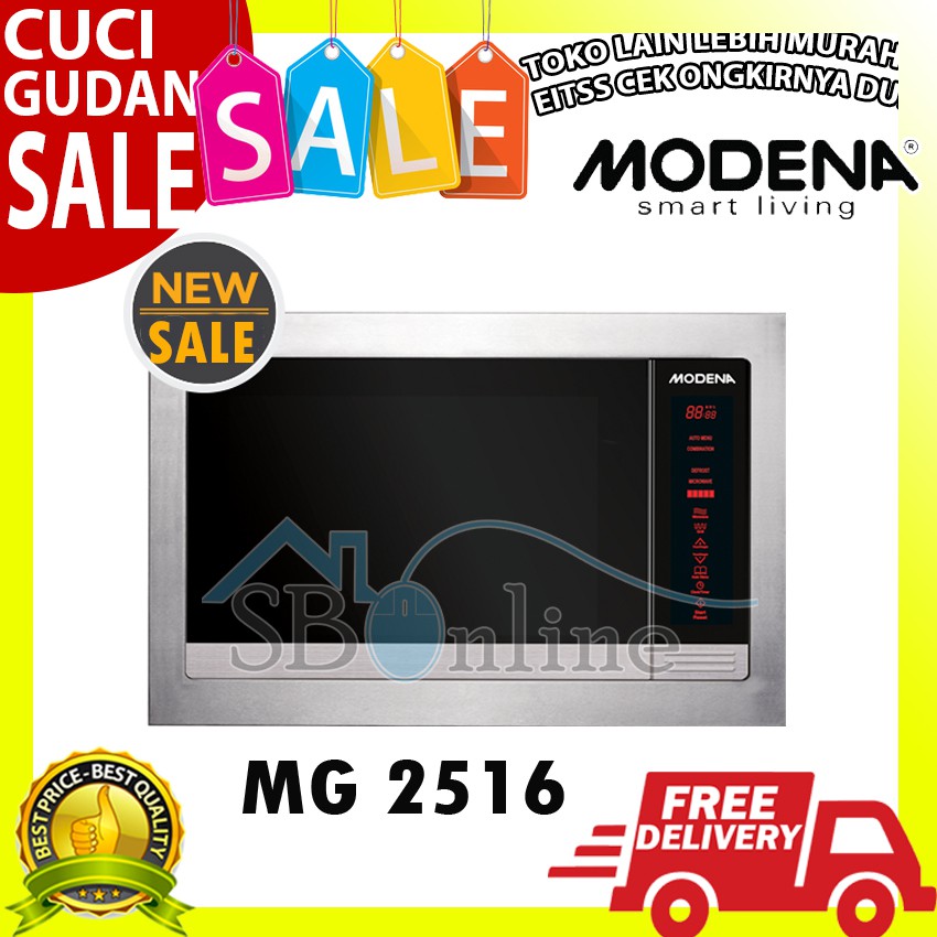 Jual Microwave Oven Modena MG 2516 Harga Pabrik | Shopee Indonesia