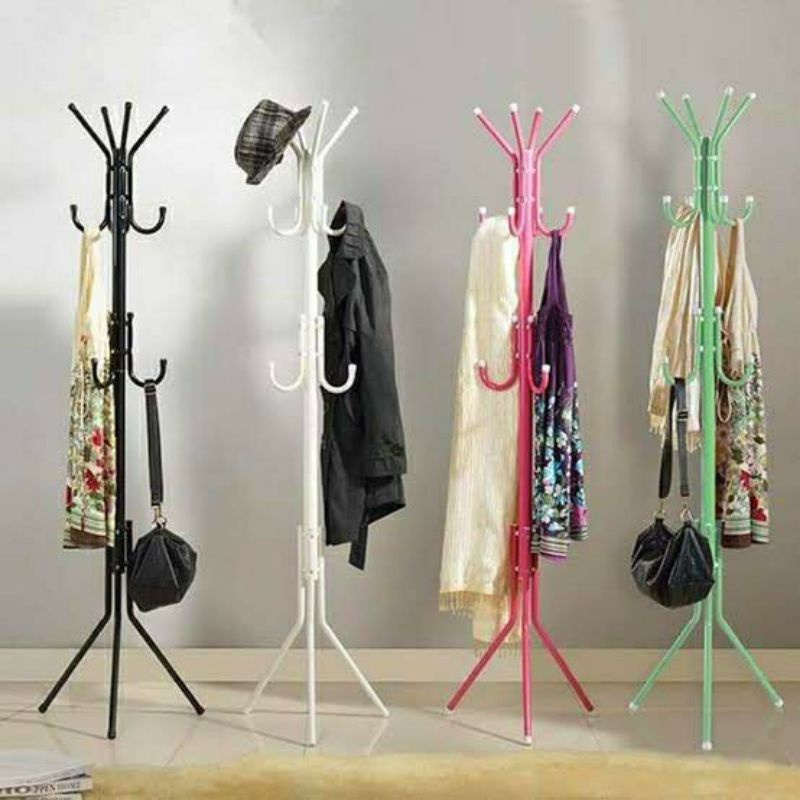 Jual standing hanger multifungsi/ hanger berdiri serbaguna | Shopee ...