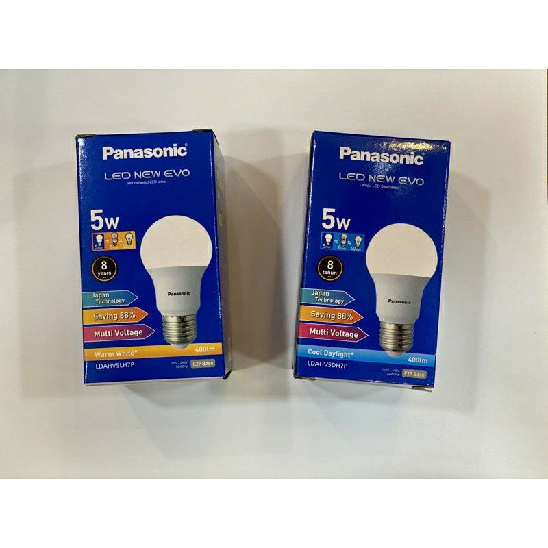 Jual Lampu led bulb Evo panasonic 5 watt 5w / led bulb bohlam lampu 5 ...