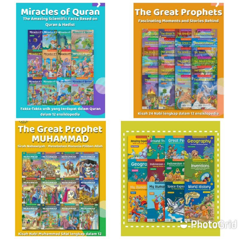 Jual Buku Pustaka Lebah Miracles of Quran/The Great Prophets/The Great ...
