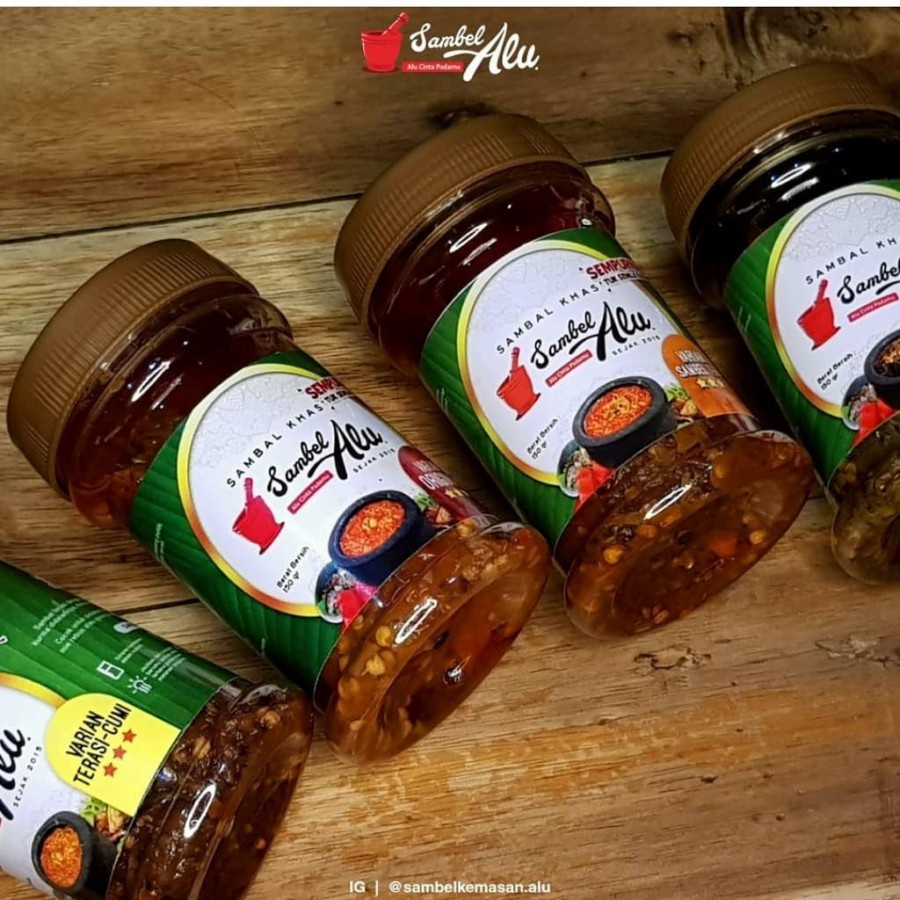 Jual Lauk makan Sambal Sambel Alu Kemasan Variant Kecombrang Combrang ...