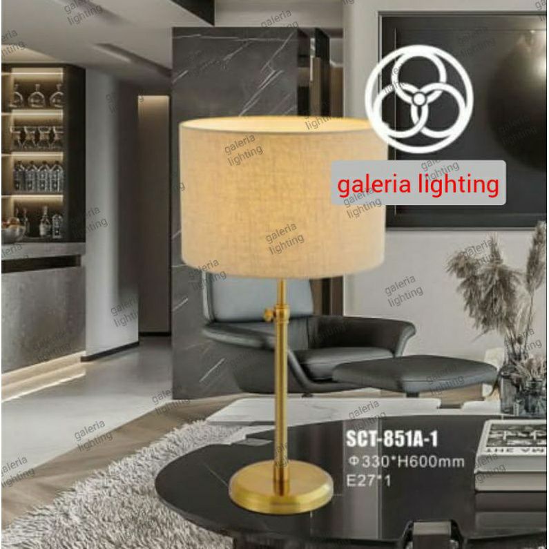Jual Lampu kap meja nakas ruang tamu tipe 8851A/1P | Shopee Indonesia