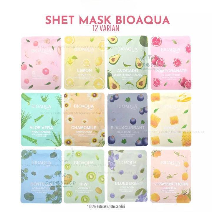 Jual BIOAQUA Essence Mask Whitening Moisturizing SKIN CARE MASK MASKER SHEET 25g | Shopee Indonesia