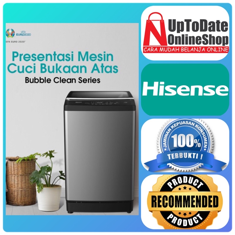 Jual MESIN CUCI 1 TABUNG 13KG HISENSE WTJA1301D DOUBLE MAGIC FILTER HIJAB MODE | Shopee Indonesia