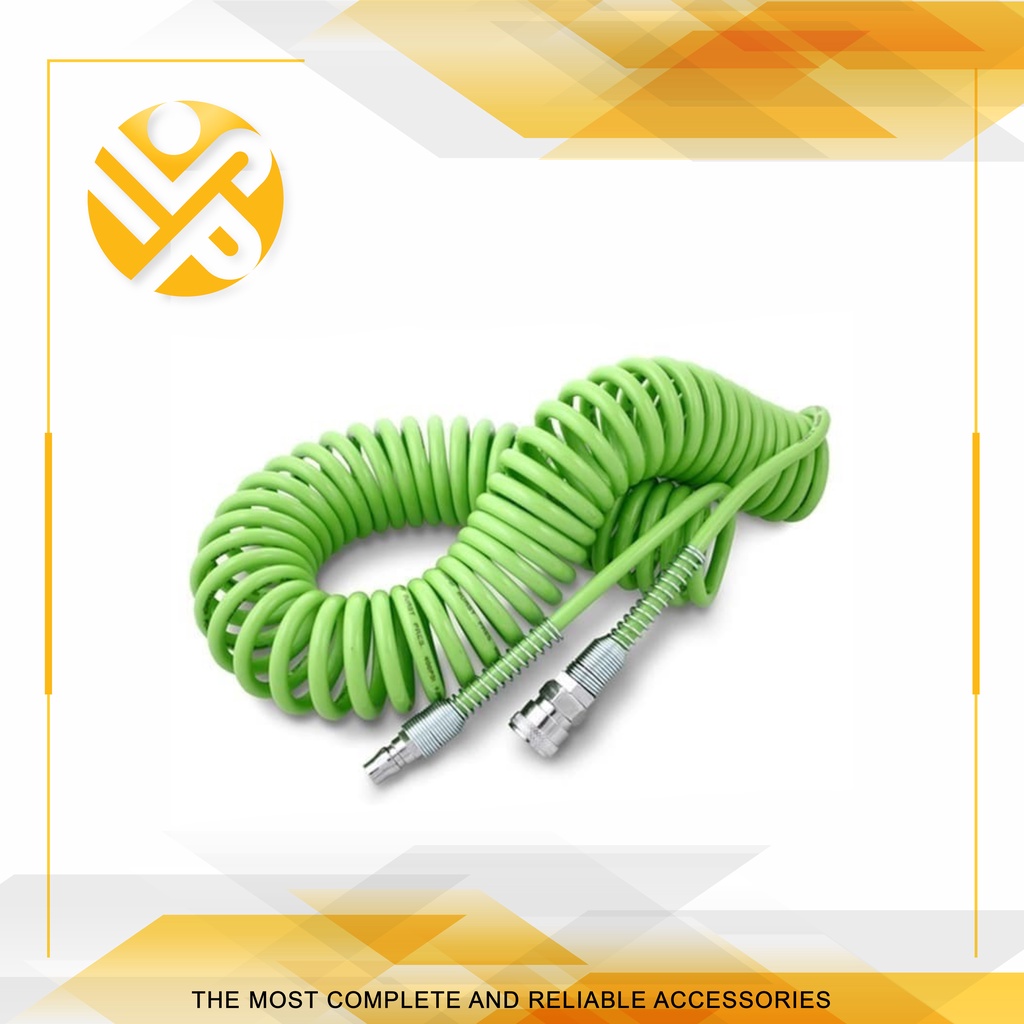 Jual TEKIRO Selang Angin Kompresor 6 M Recoil Hose 5 x 8 mm Compressor ...