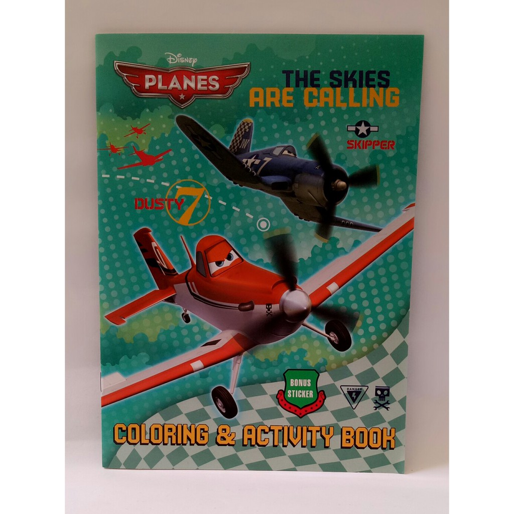 Jual DISNEY PLANES THE SKIES ARE CALLING COLORING & ACTIVITY BOOK ...