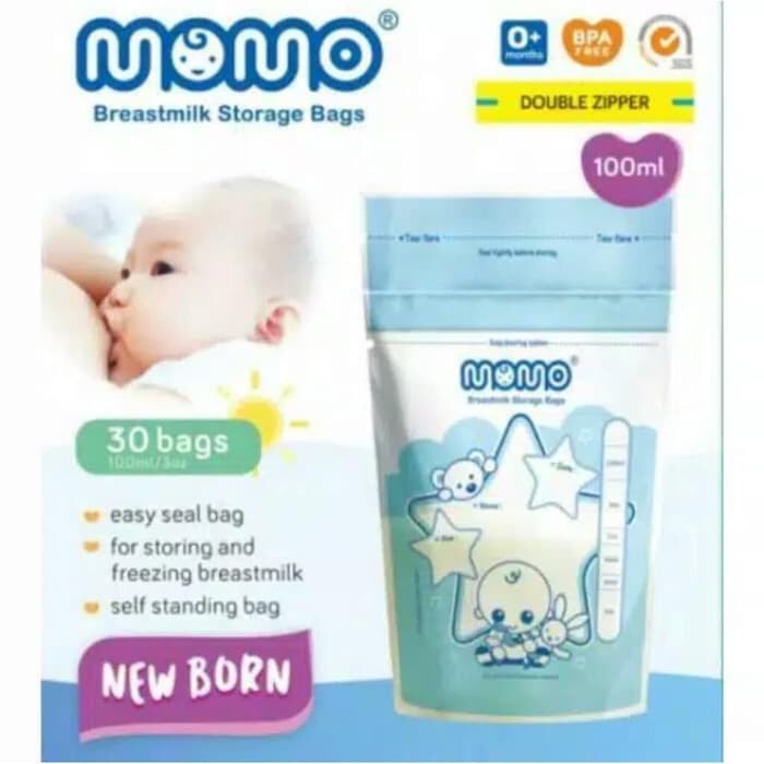 Jual Mudah Kantong Asi Momo 100 Ml Newborn Trendi | Shopee Indonesia