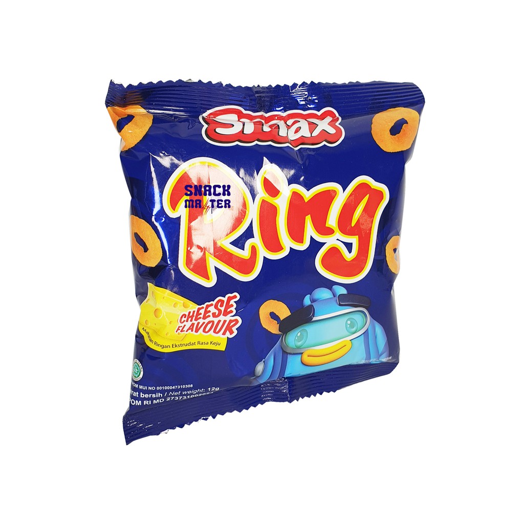 Jual Smax Ring Snack Keju Chiki Keju - Netto 12 gram | Shopee Indonesia