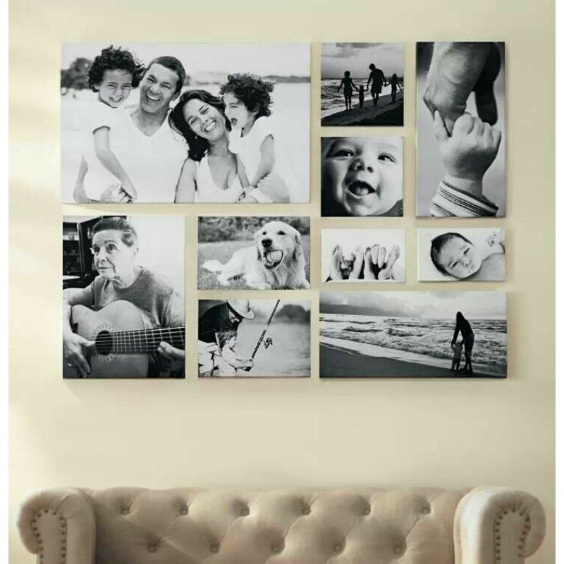 Jual CETAK LUSTER atau GLOSSY PHOTO+LIST KAYU untuk HIASAN DINDING ...