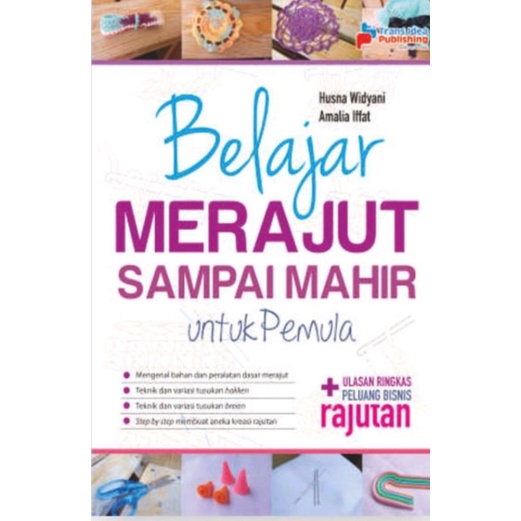 Jual buku belajar merajut untuk pemula/ buku belajar merajut sampai ...
