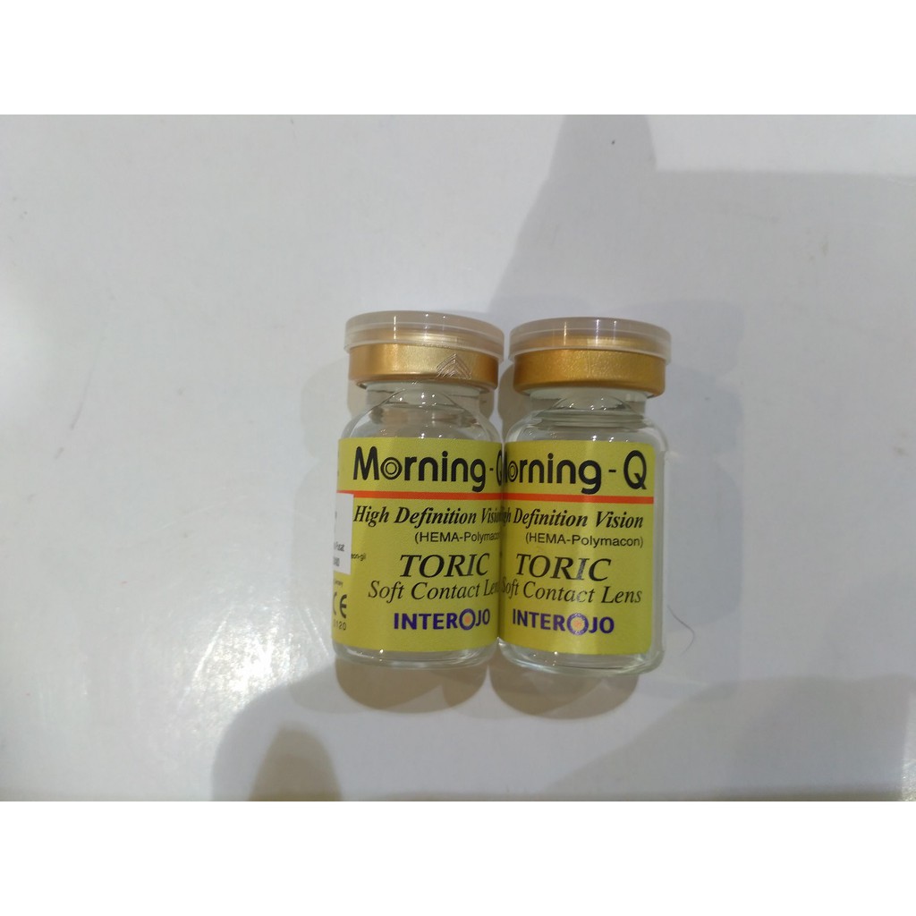 Jual Softlens Bening Silinder Morning Q Toric by Interojo | Shopee ...