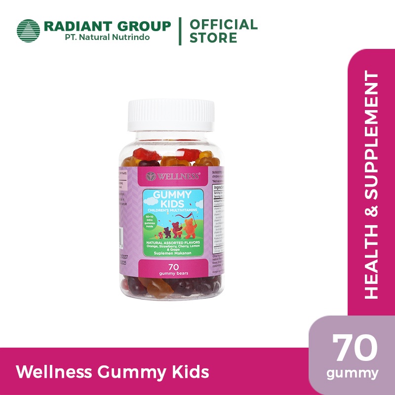 Jual Wellness Gummy Kids - 70 Gummy | Shopee Indonesia