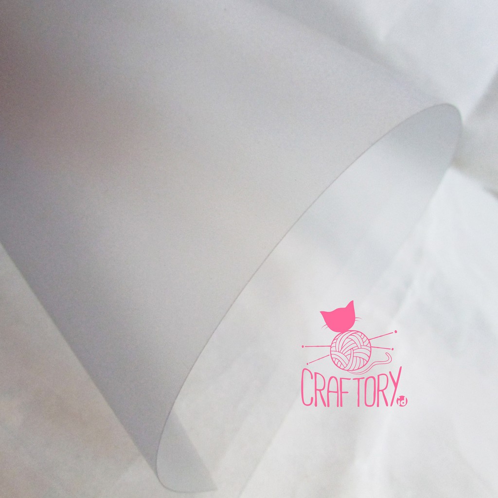 Jual Mika buram / Mika Es / Lembaran Mika 0.2mm | Shopee Indonesia