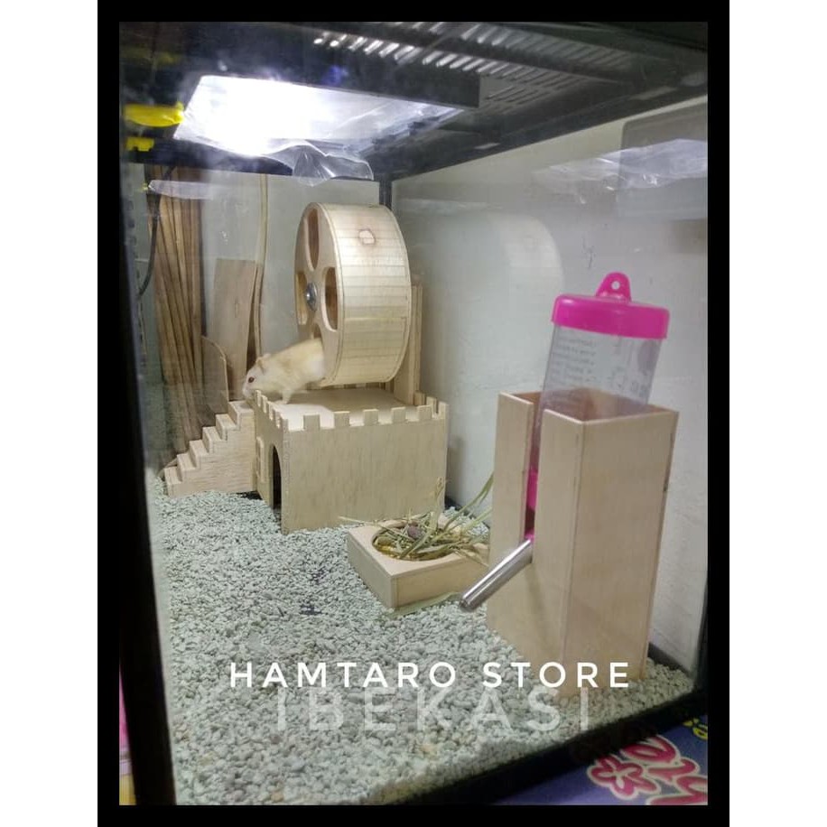 Jual Promo Terarium Kandang Hamster Medium - Semi Istana Fullset Aquarium Hamster Murah | Shopee ...