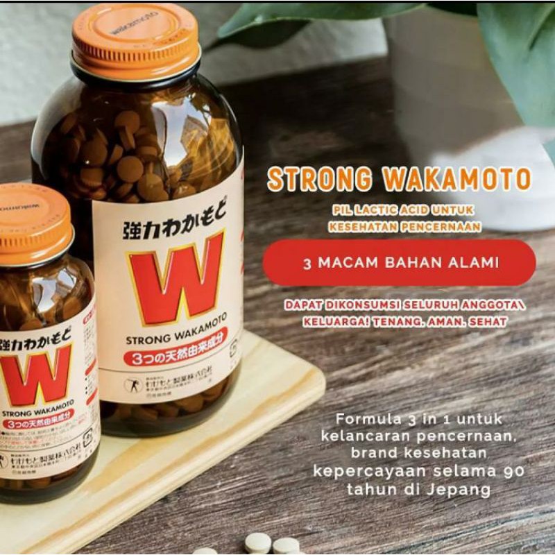 Jual Strong Wakamoto 300/ 1000 pills obat maag lambung | Shopee Indonesia
