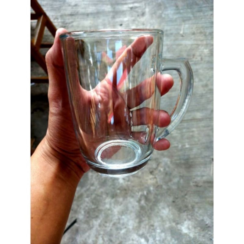 Jual Gelas Beer Besar/Gelas Kaca/Gelas Gagang/Gelas Minum | Shopee ...