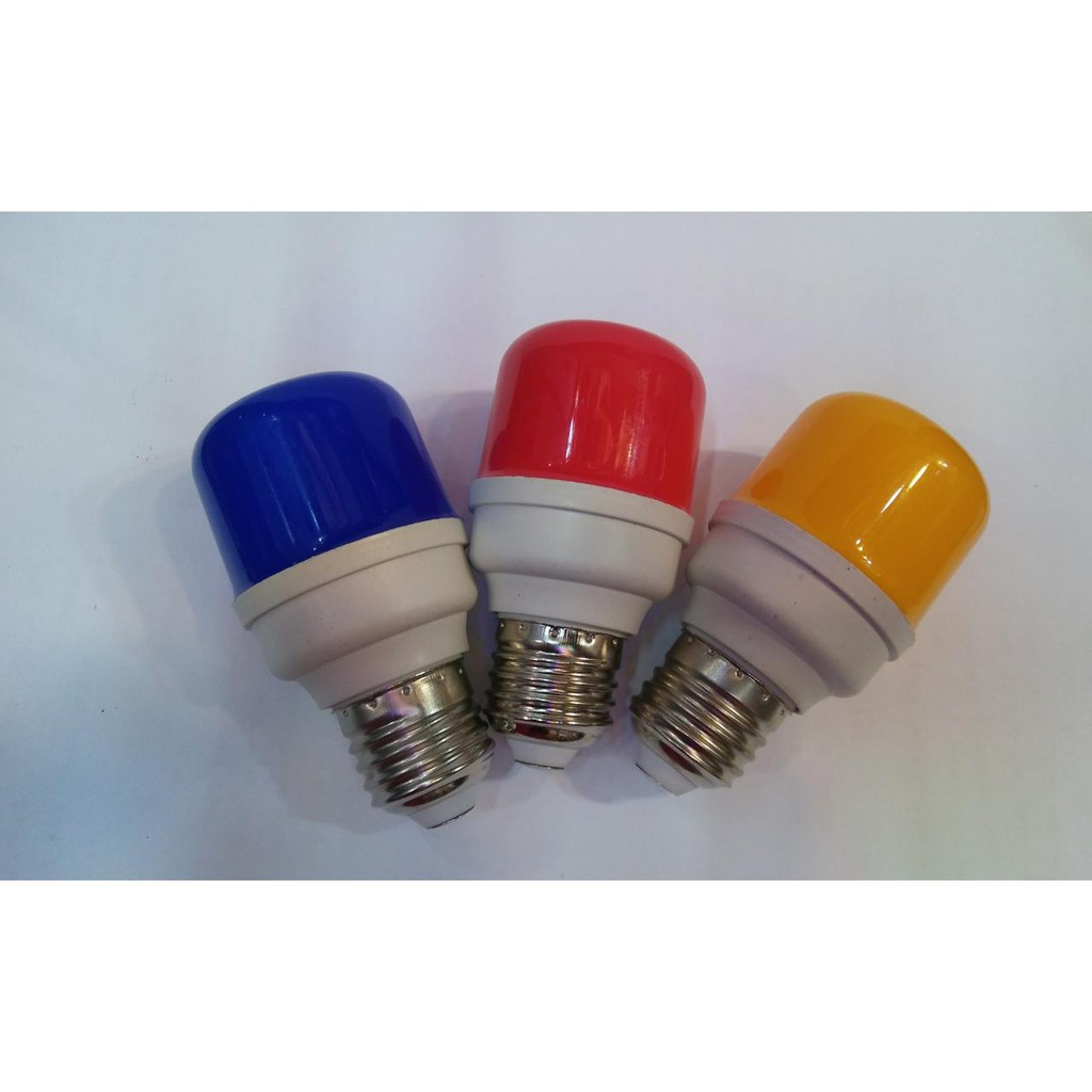 Jual lampu kapsul led 5 watt biru kuning merah lampu leb bulb 5 watt ...
