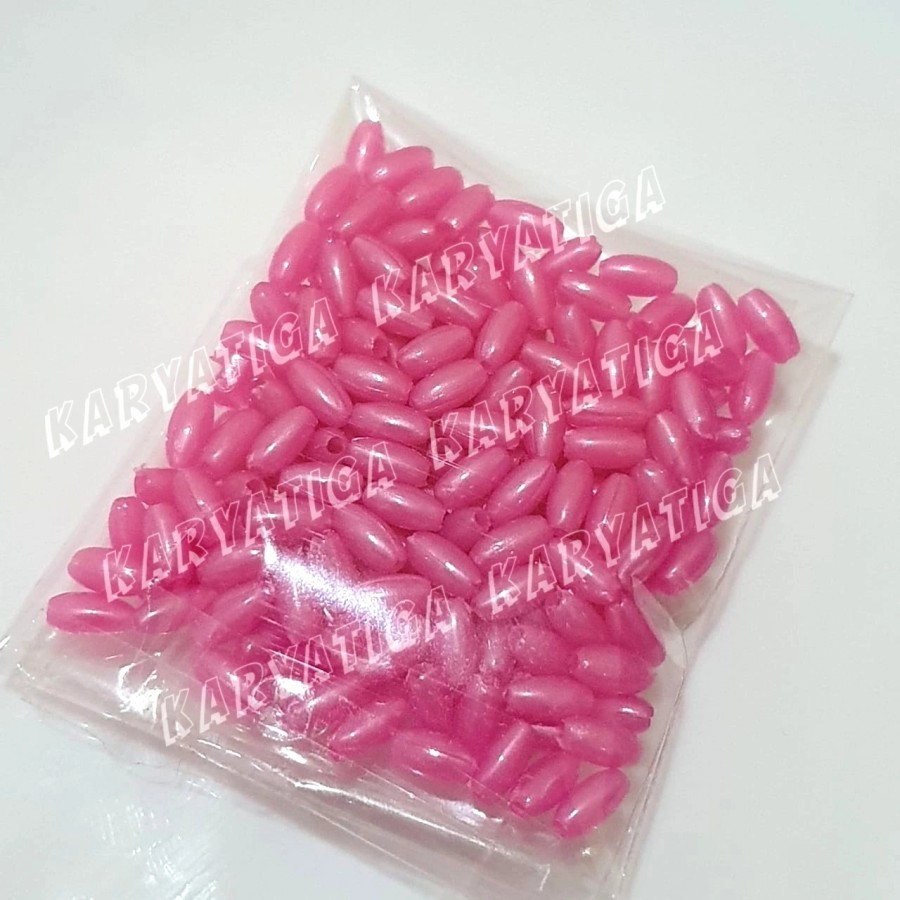 Jual Mote Manik Padi 3 mm x 6 mm Warna Pastel (5 gram) | Shopee Indonesia