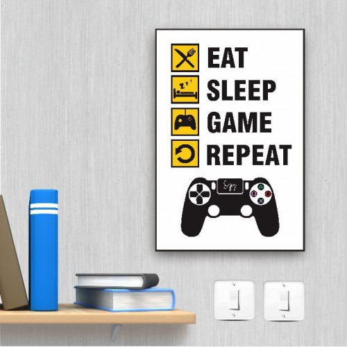 Jual Hiasan Dinding Poster Kayu Wall Decor Kamar Gamer | Shopee Indonesia