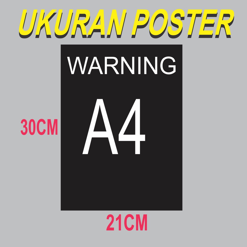 Jual Poster Warning Anime Jujutsu Kaisen ISI 16 Poster A3+/A4 Termurah ...